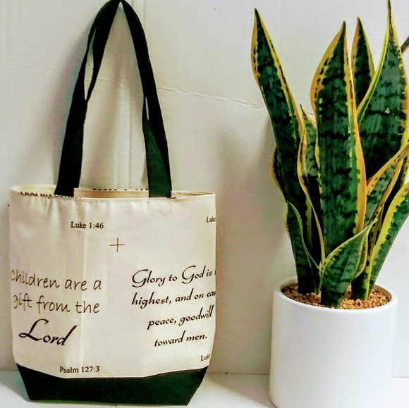 Handmade | Accessories | Little Girl Bible Scripture Totepurse | Poshmark
